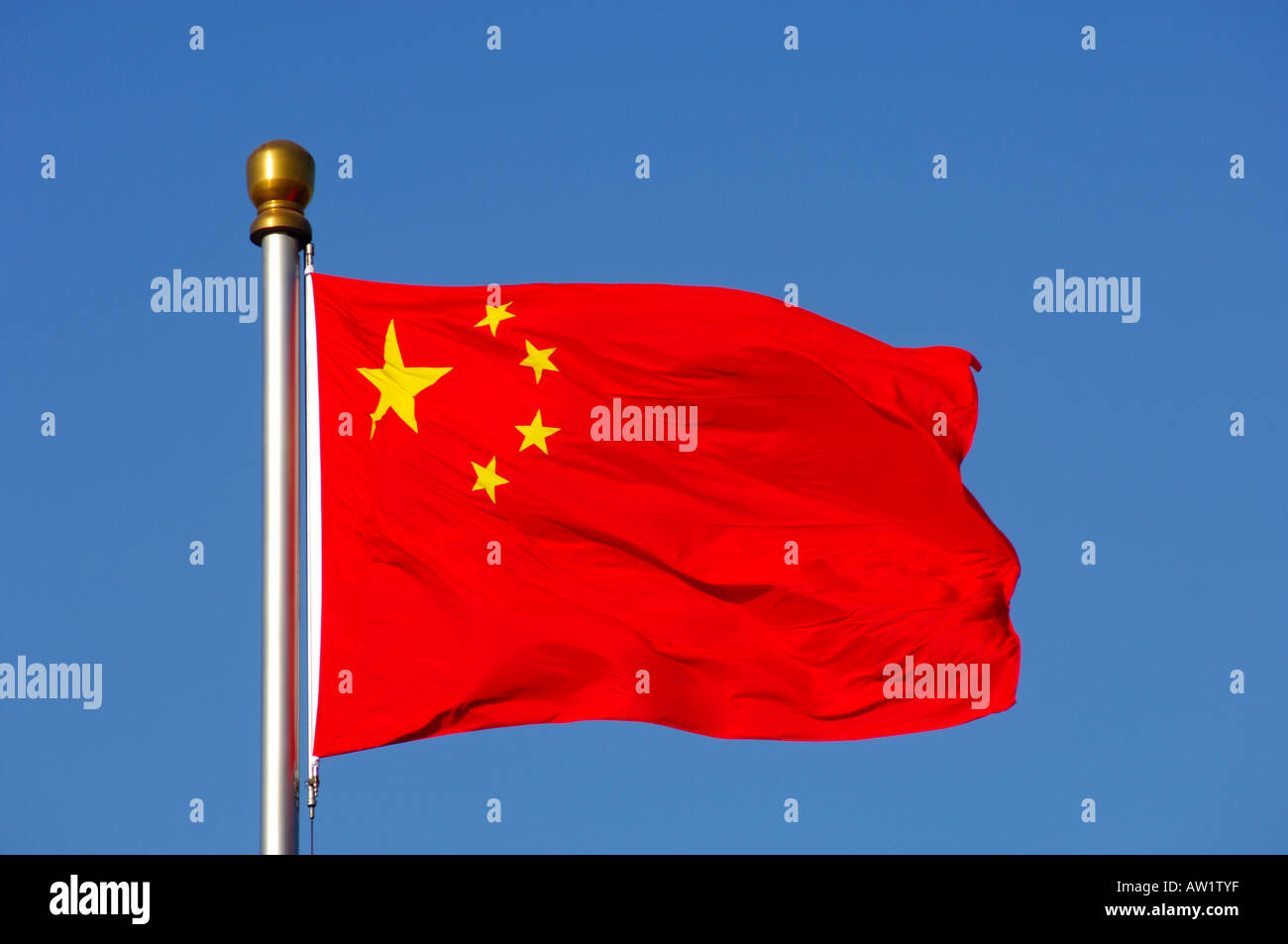 Le drapeau chine Banque de photographies et d’images à haute résolution ...
