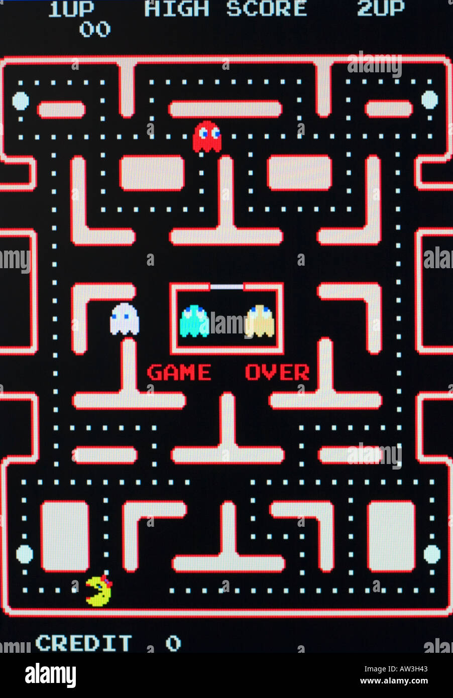 Ms Pac Man Pacman 1980 Midway Arcade Vintage 1981 capture d'écran de ...