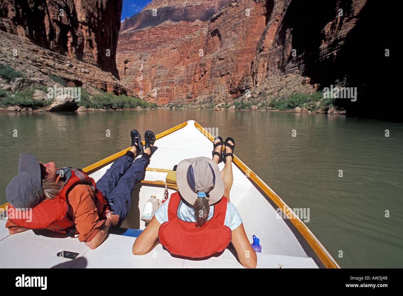 Arizona dory relax ramer rame flotteur Banque de photographies et d ...