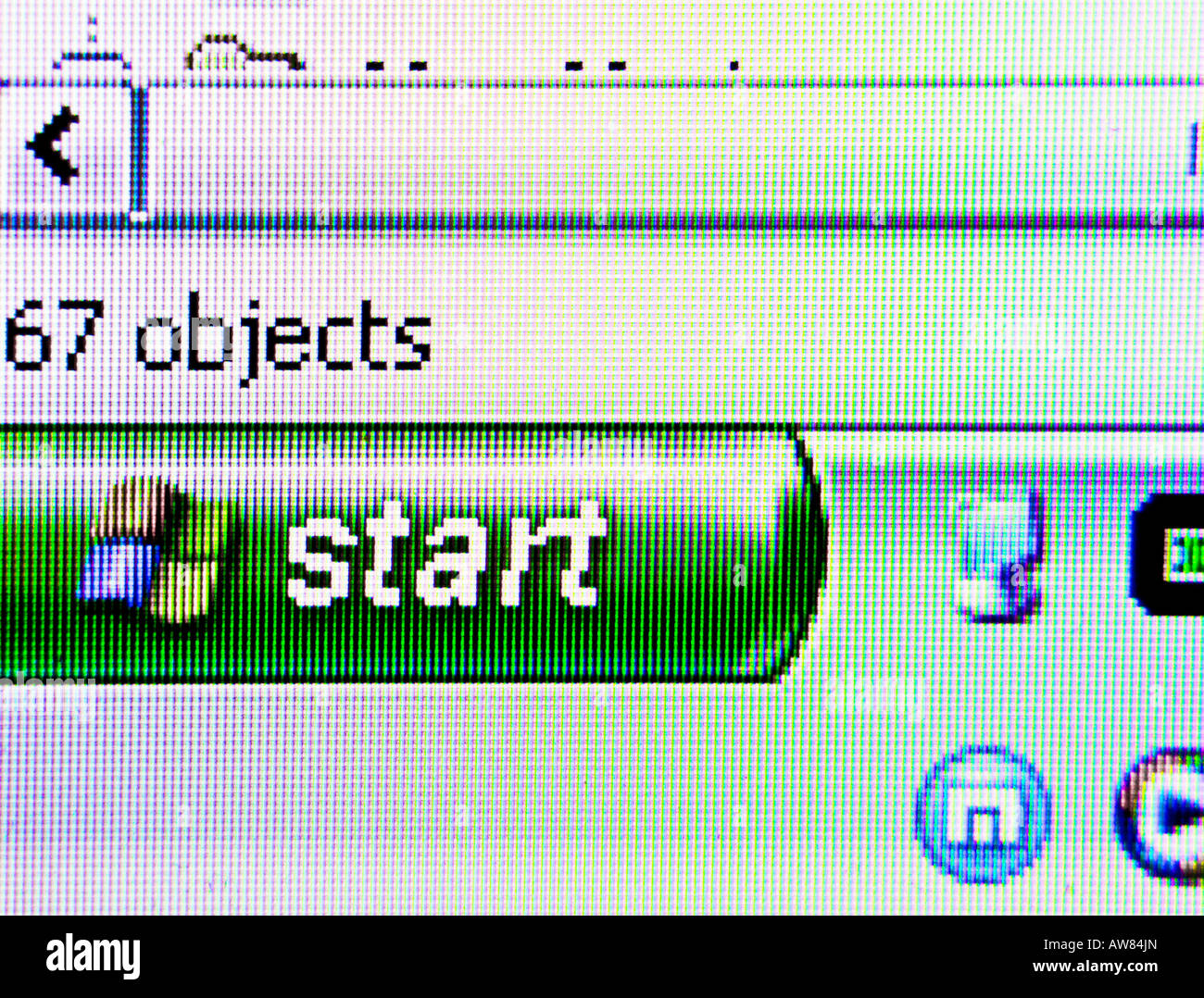 Microsoft windows xp start button Banque de photographies et d’images à ...