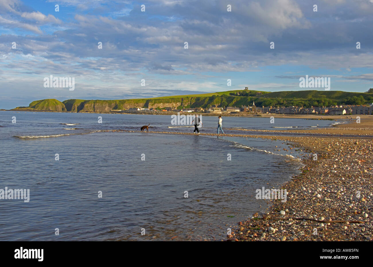 Plage du port de stonehaven Banque de photographies et d’images à haute ...