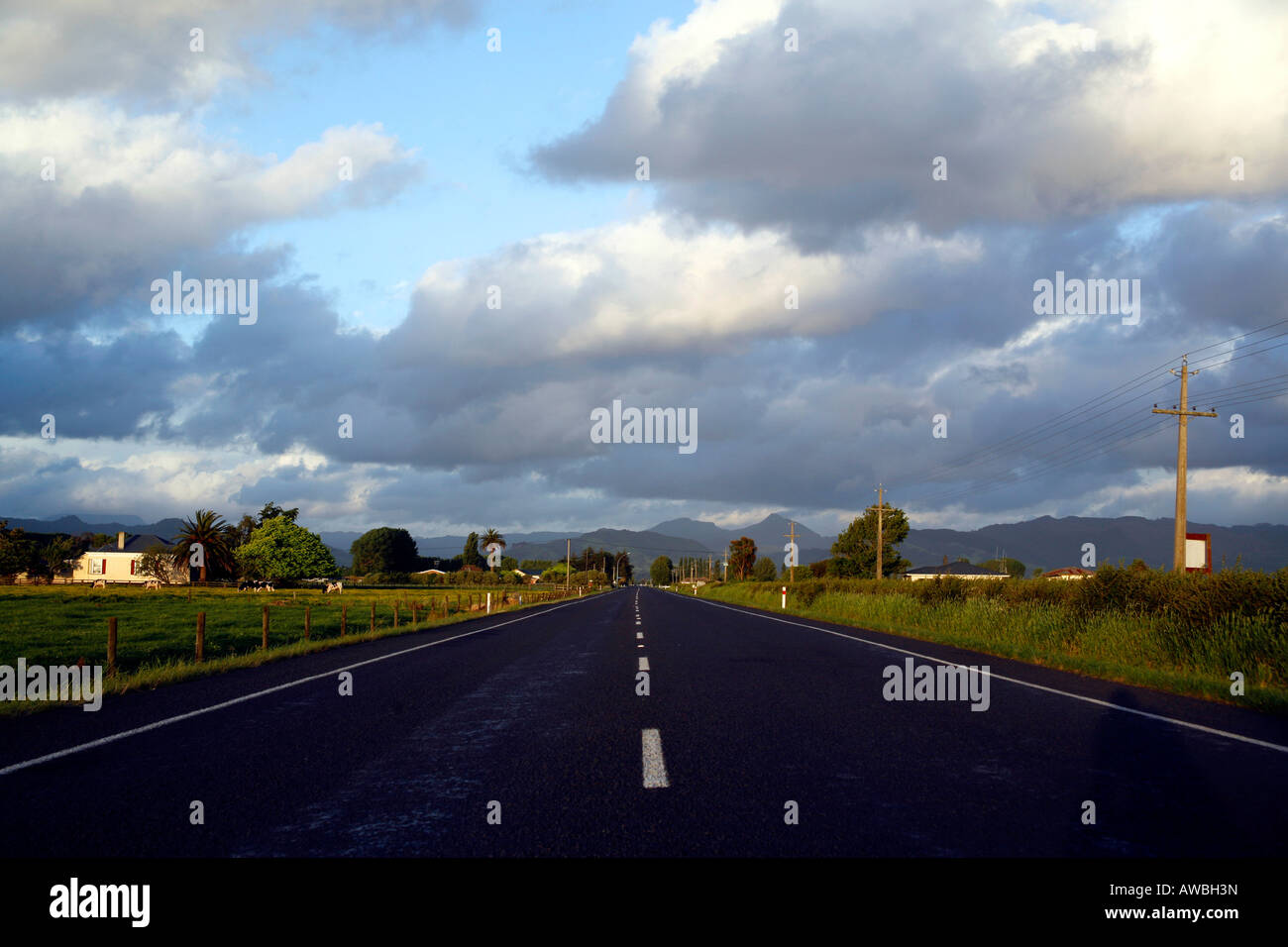 State Highway 25. La route de la péninsule de Coromandel, île du Nord ...