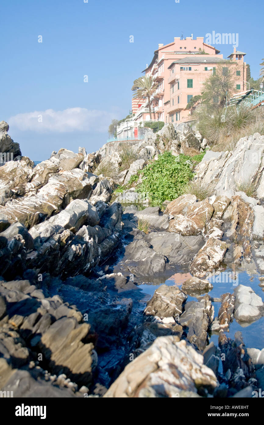 The beach of nervi Banque de photographies et d’images à haute ...