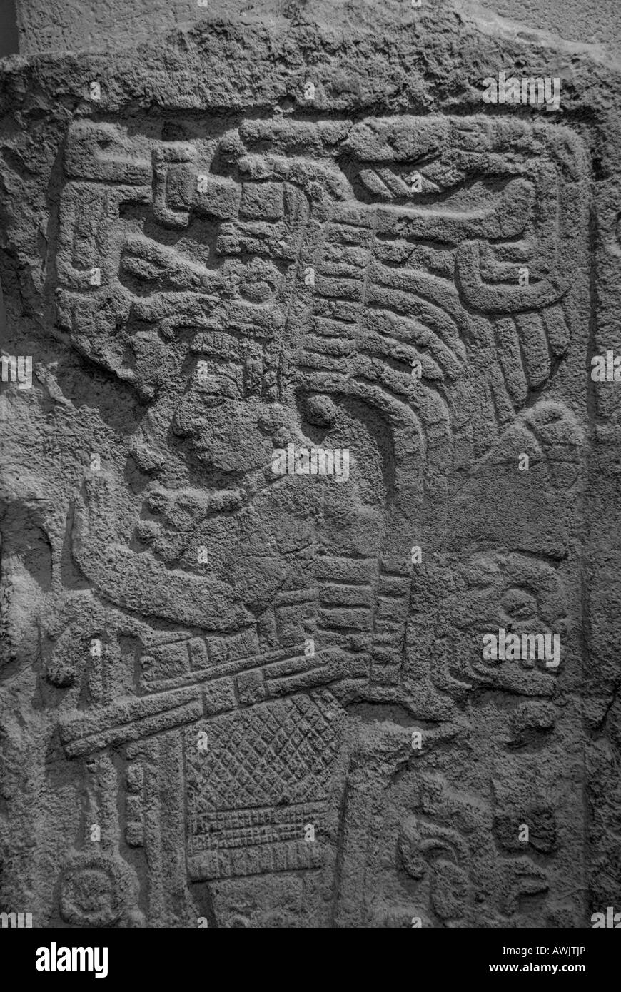 Campeche detail Banque d'images noir et blanc - Alamy