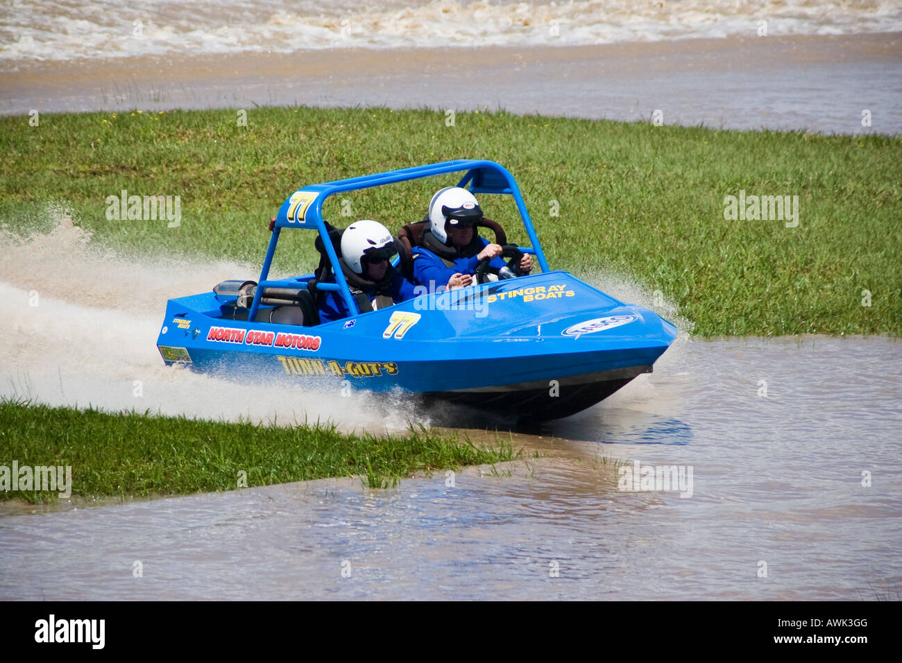 V8 jet sprint boat races Banque de photographies et d’images à haute ...