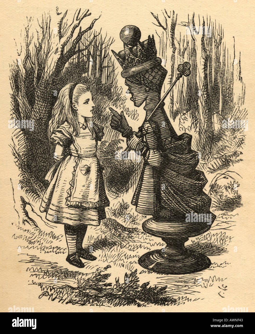 Alice In Wonderland Red Queen Banque d'image et photos - Alamy