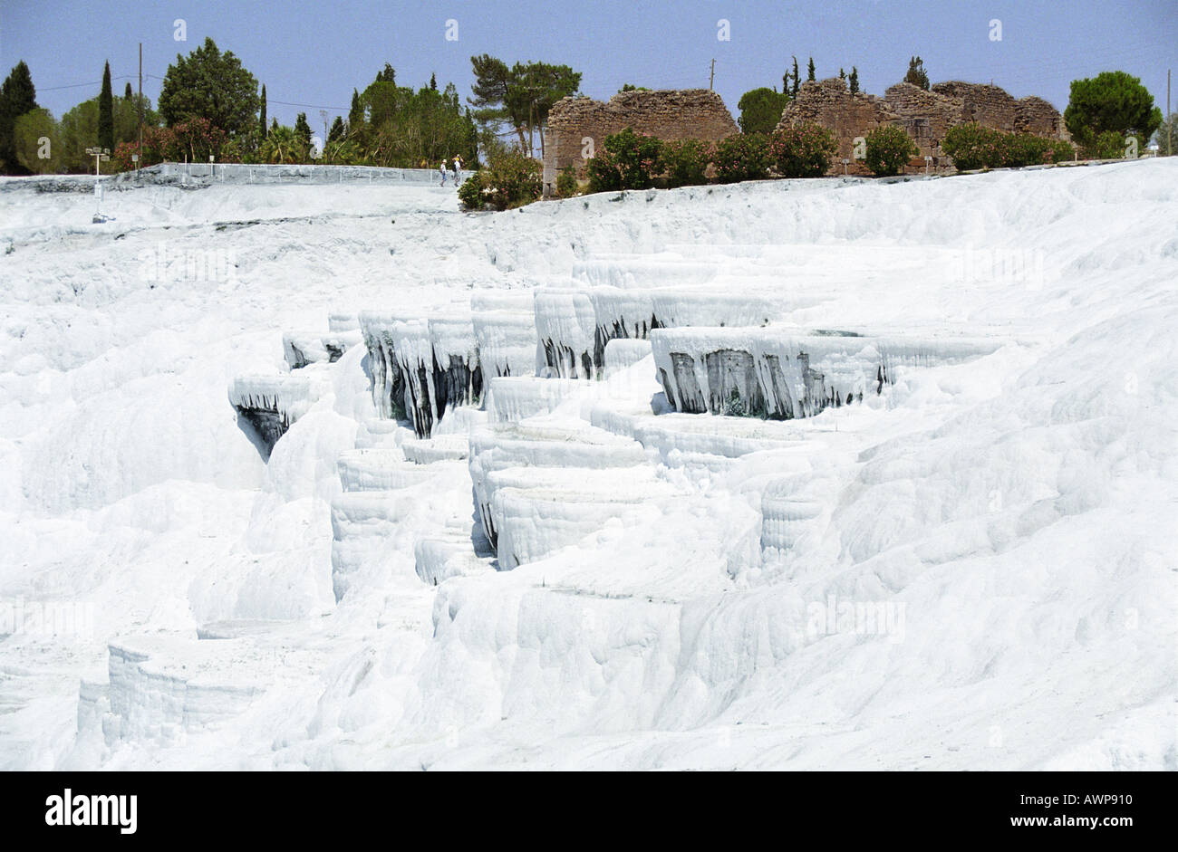 Pamukkale Turquie Efes Cleopatra calcaires thermique source source ...