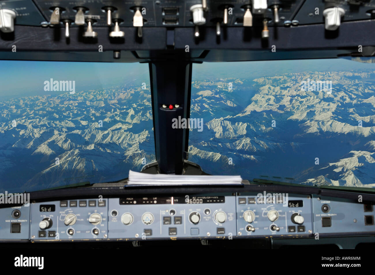 Vue depuis le cockpit Banque de photographies et d’images à haute ...
