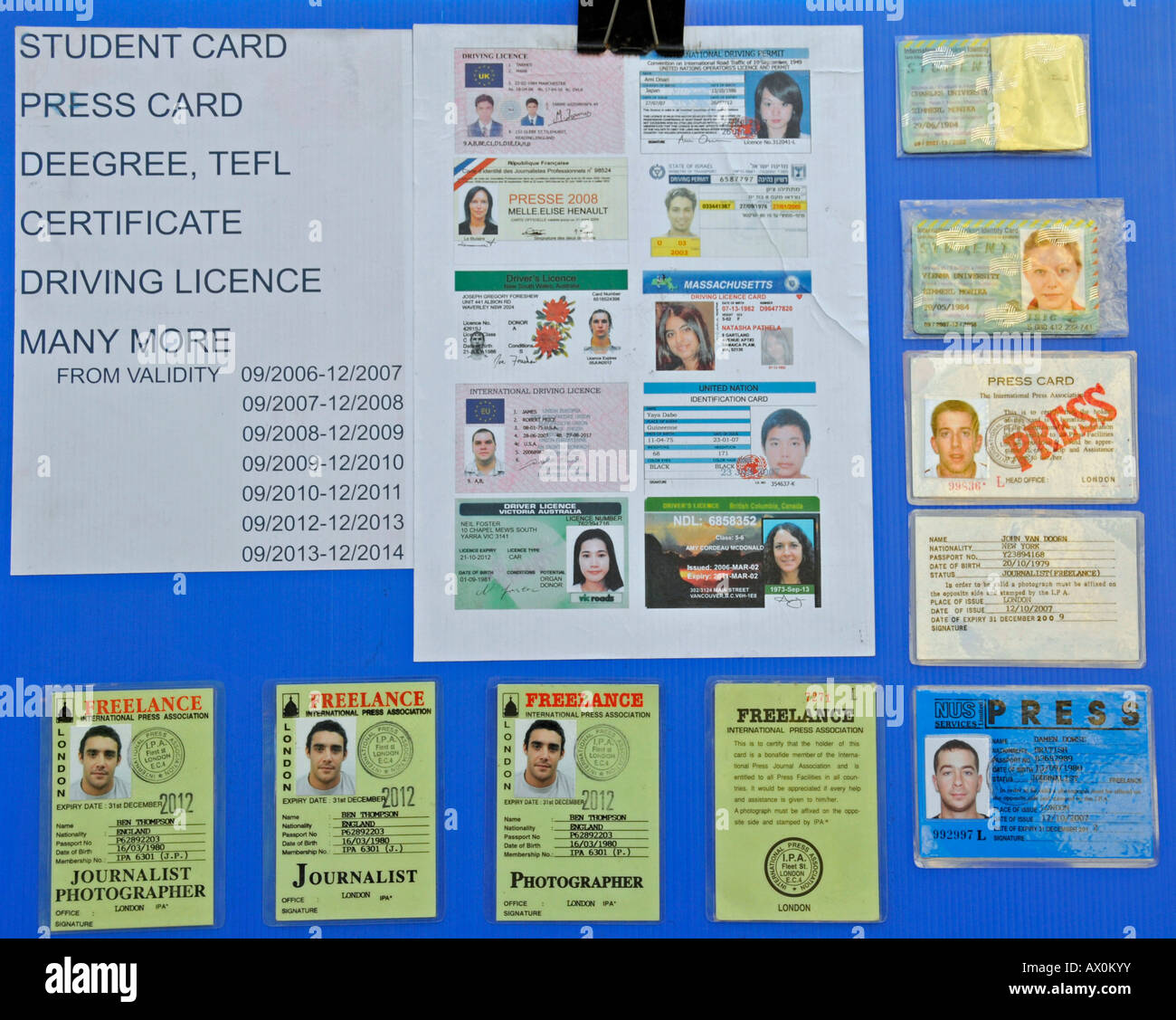 Faux permis de conduire Banque de photographies et d’images à haute ...