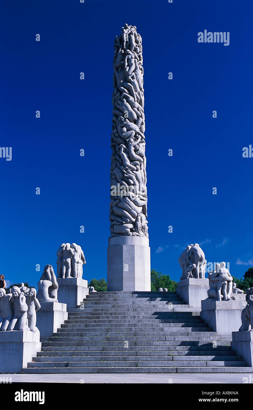 Parc de Sculptures de Vigeland, sculpteur Gustav Vigeland, parc Frogner ...