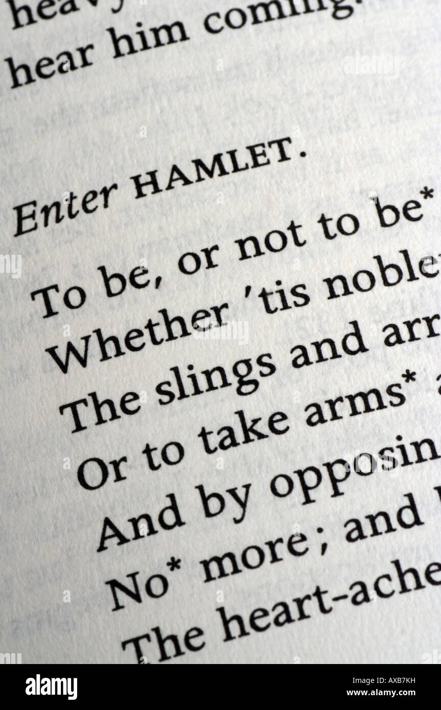 William Shakespeare Hamlet Banque d'image et photos - Alamy