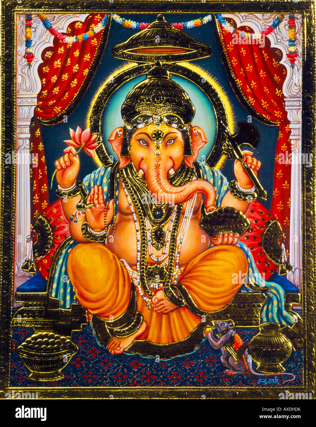 Seigneur Dieu hindou Ganesh Photo Stock - Alamy