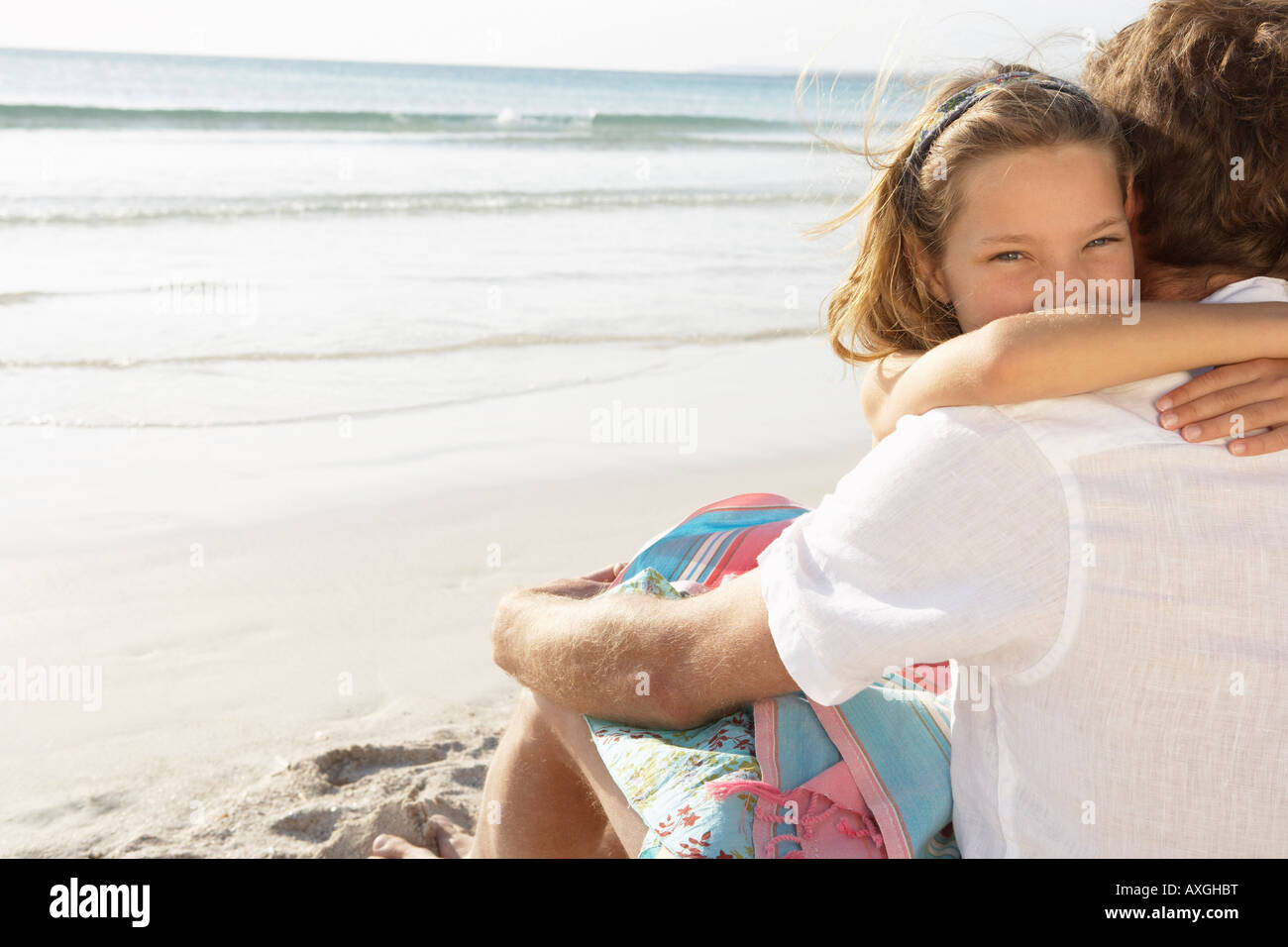 8 Years Old Girl Beach Banque De Photographies Et Dimages à Haute