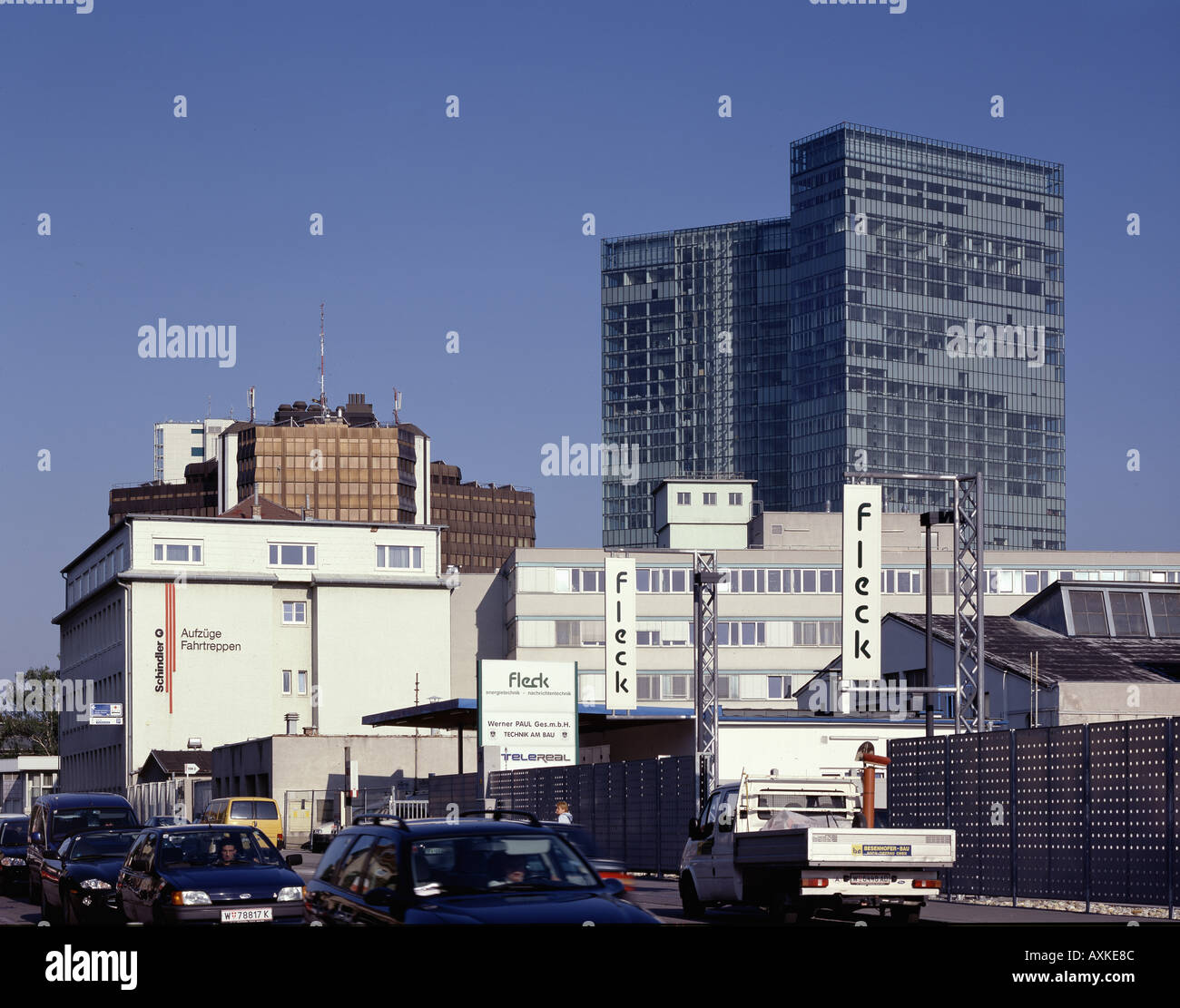 Twin tower vienna austria massimiliano fuksas office architecture ...