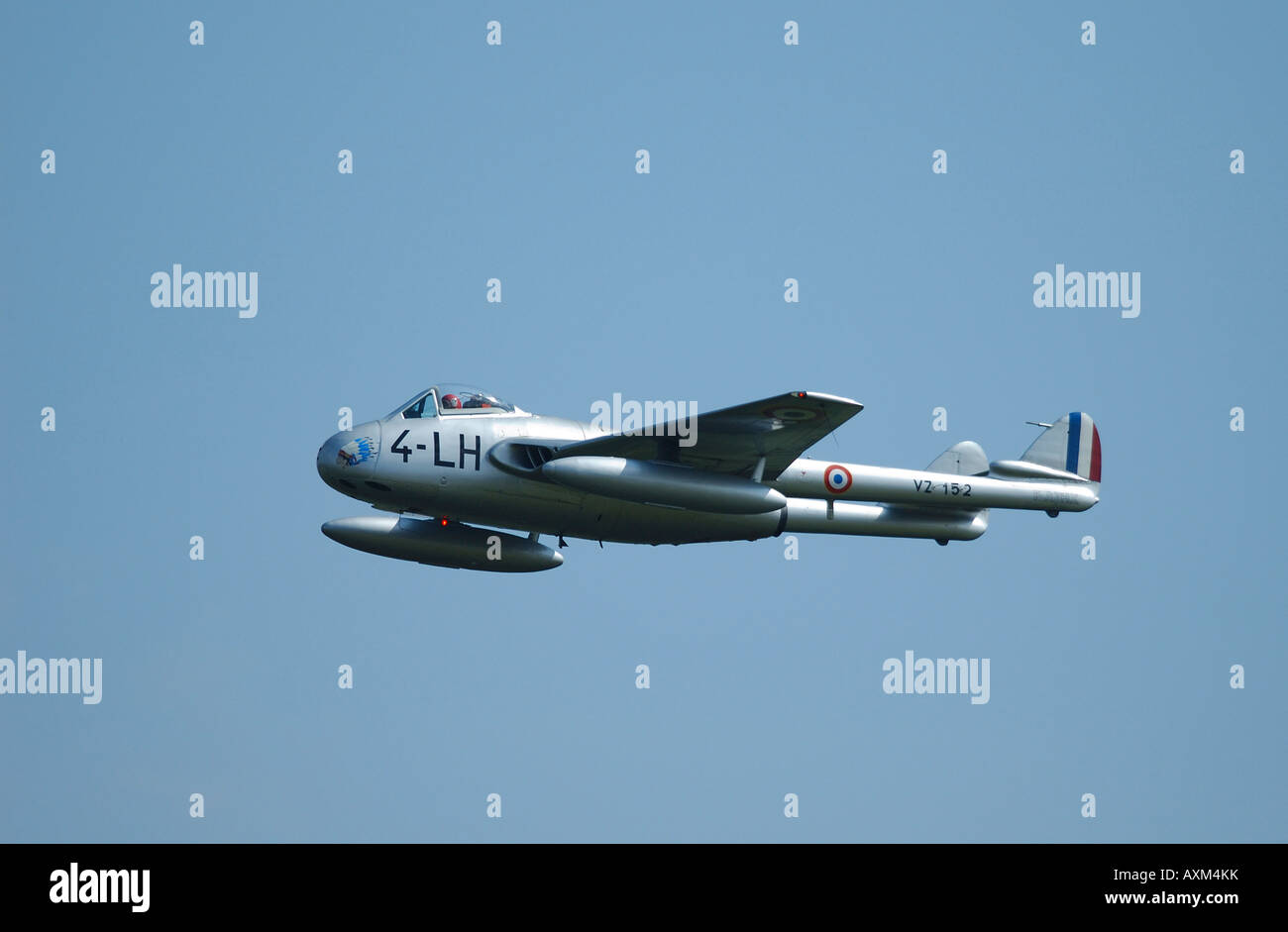 Années 50 avion de chasse britannique de Havilland DH-100 Vampire Fb6 ...