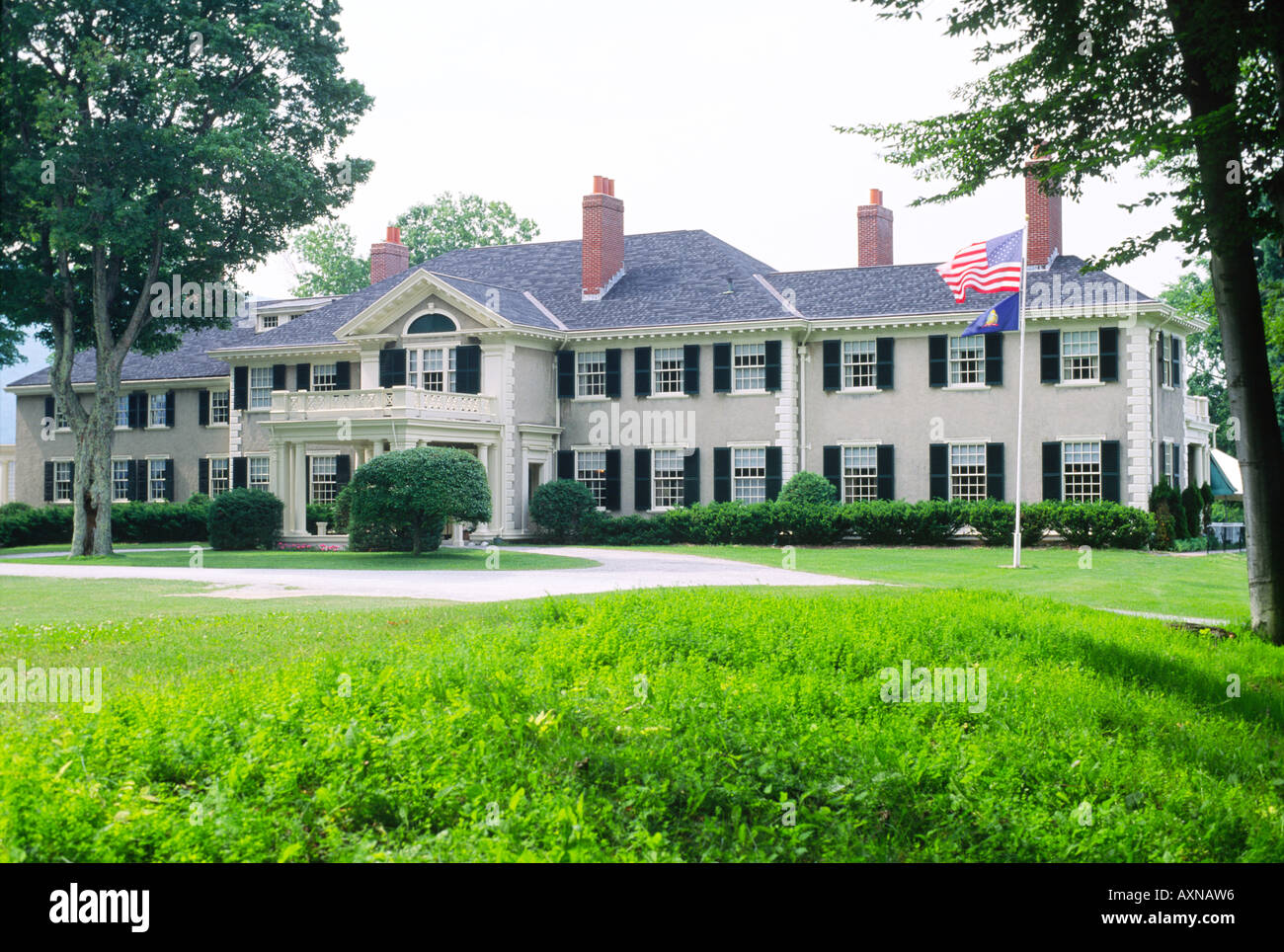 Hildene Mansion House près de Manchester, Vermont, USA. Construit en ...