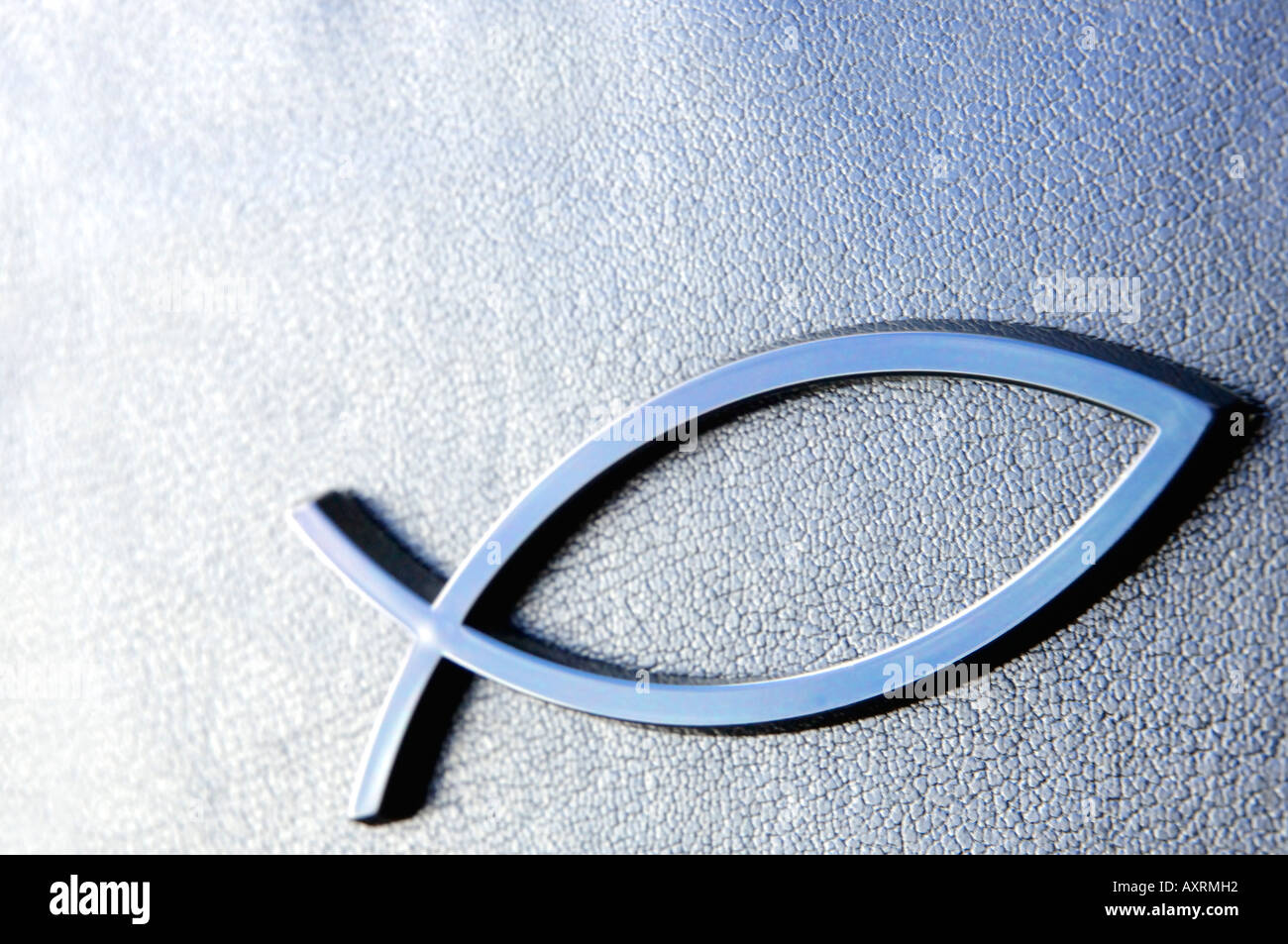 Le poisson symbole du christianisme Photo Stock - Alamy