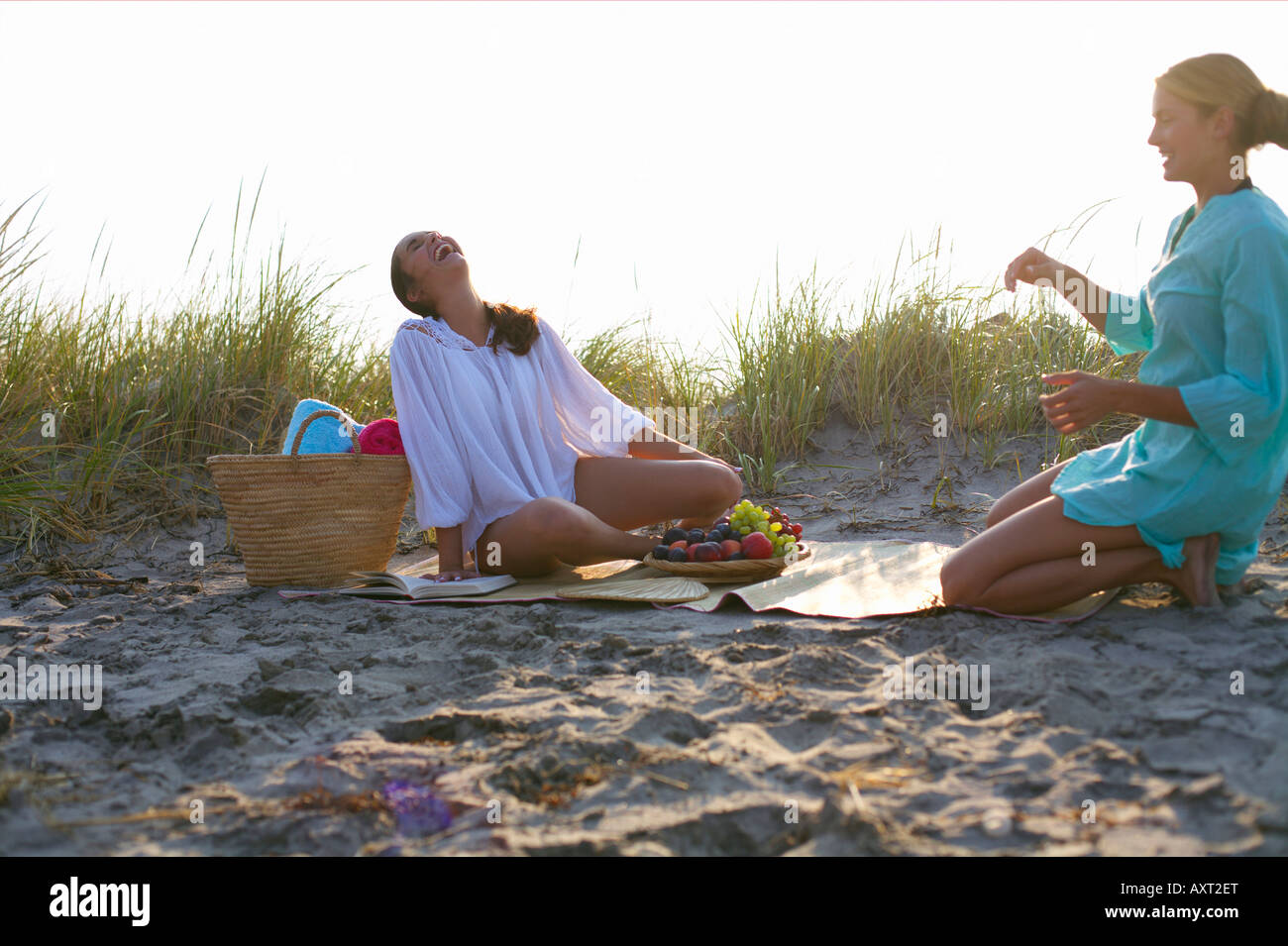 Groupe De Femmes En Train De Pique Niquer Banque d'image et photos - Alamy
