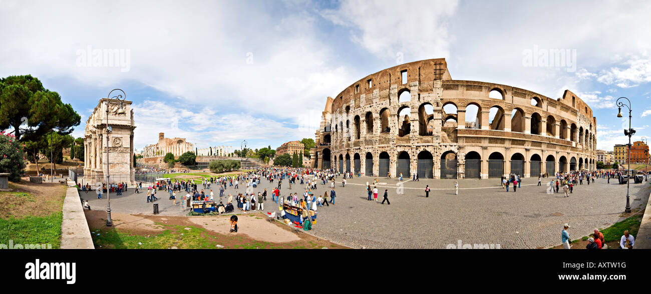 High resolution panorama rome roman Banque de photographies et d’images ...