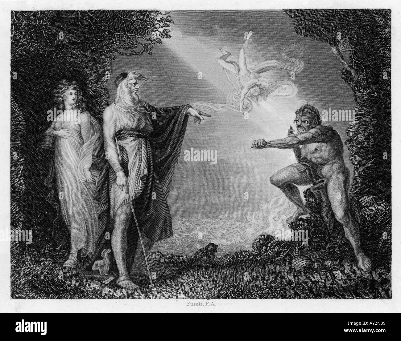 The tempest caliban Banque de photographies et d’images à haute ...