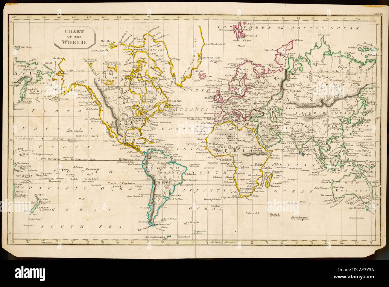 Mapas mundiales de historia Banque de photographies et d’images à haute ...