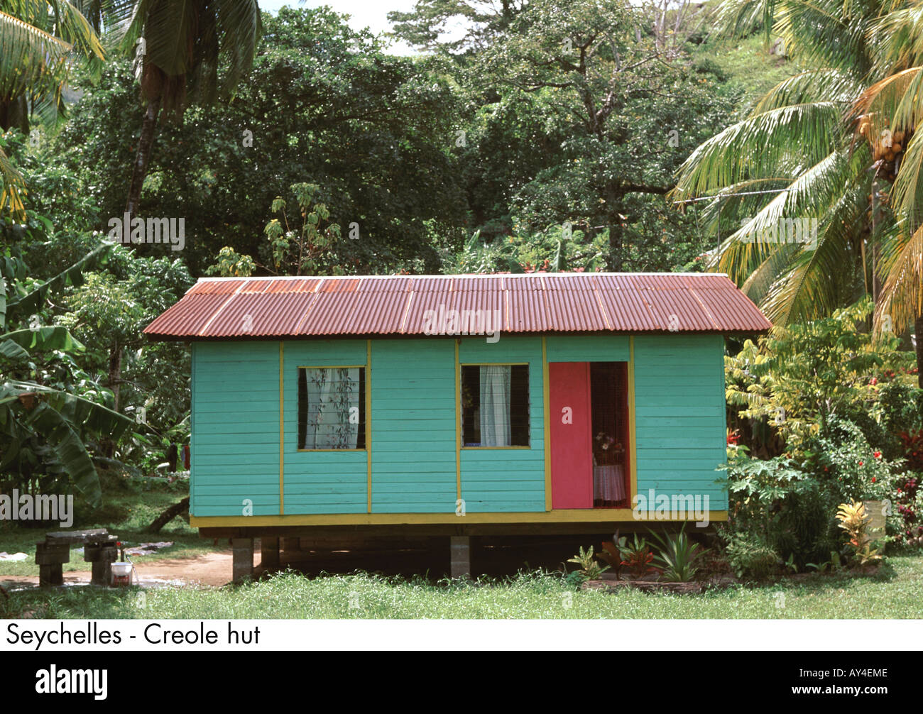 Case créole hutte créole Banque de photographies et d’images à haute ...