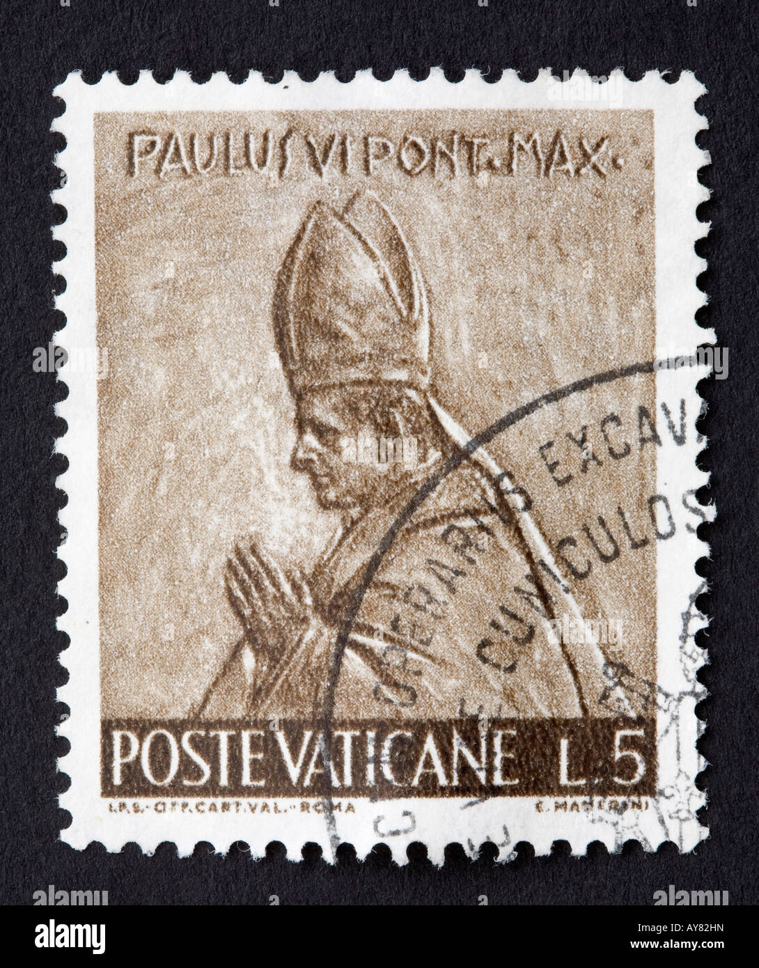 Vatican Postage Stamp Banque d'image et photos - Alamy