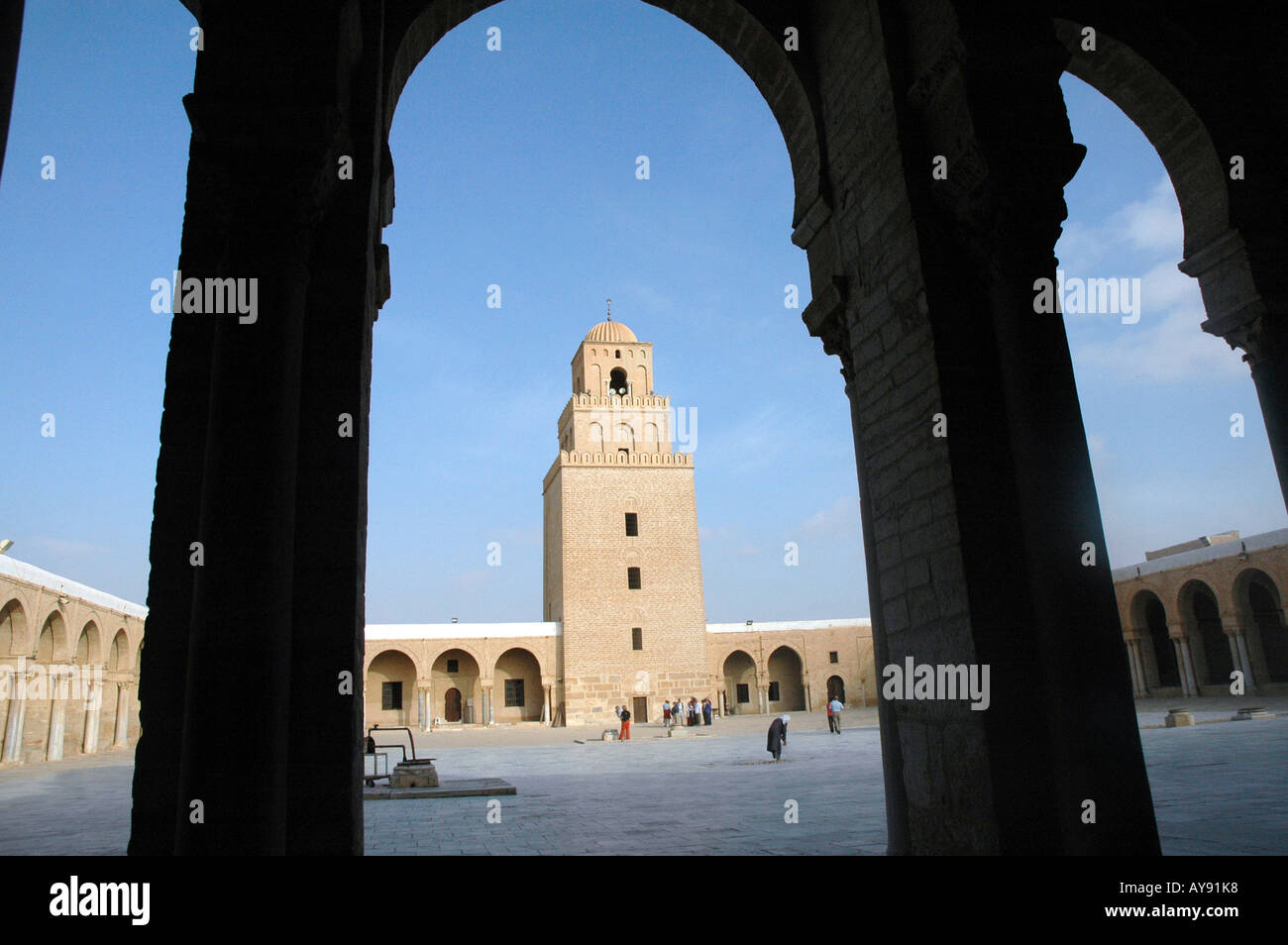 La Mosquée Sidi Okba aussi appelée Grande mosquée de Kairouan, en ...