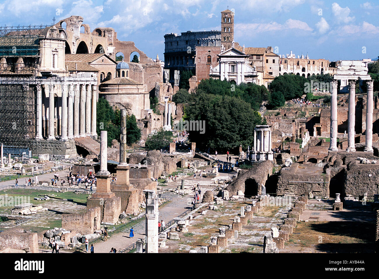 Ruines romaines de rome Banque de photographies et d’images à haute ...