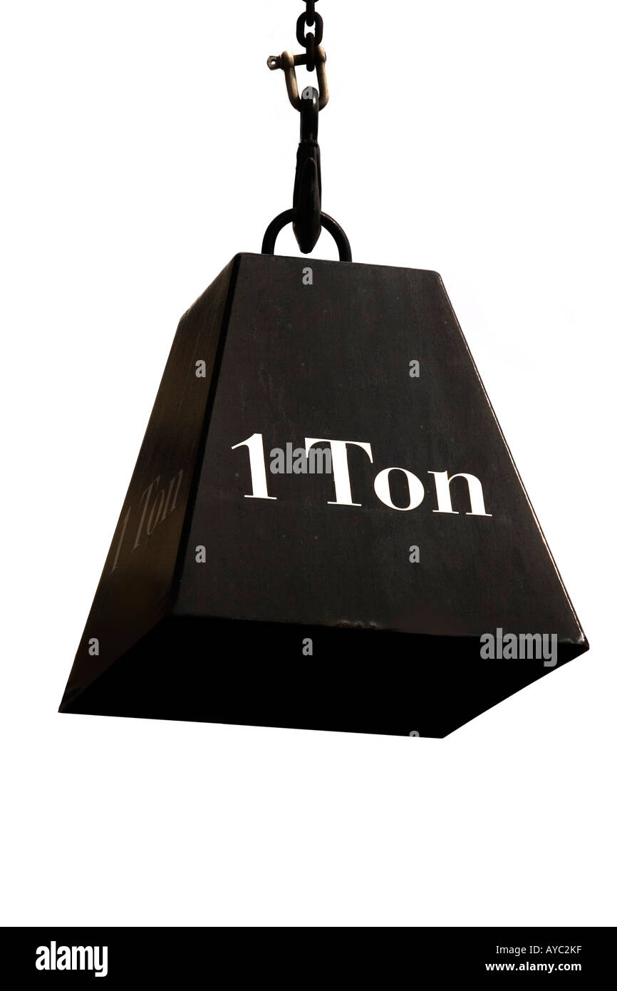 Poids tonne Banque de photographies et d’images à haute résolution - Alamy