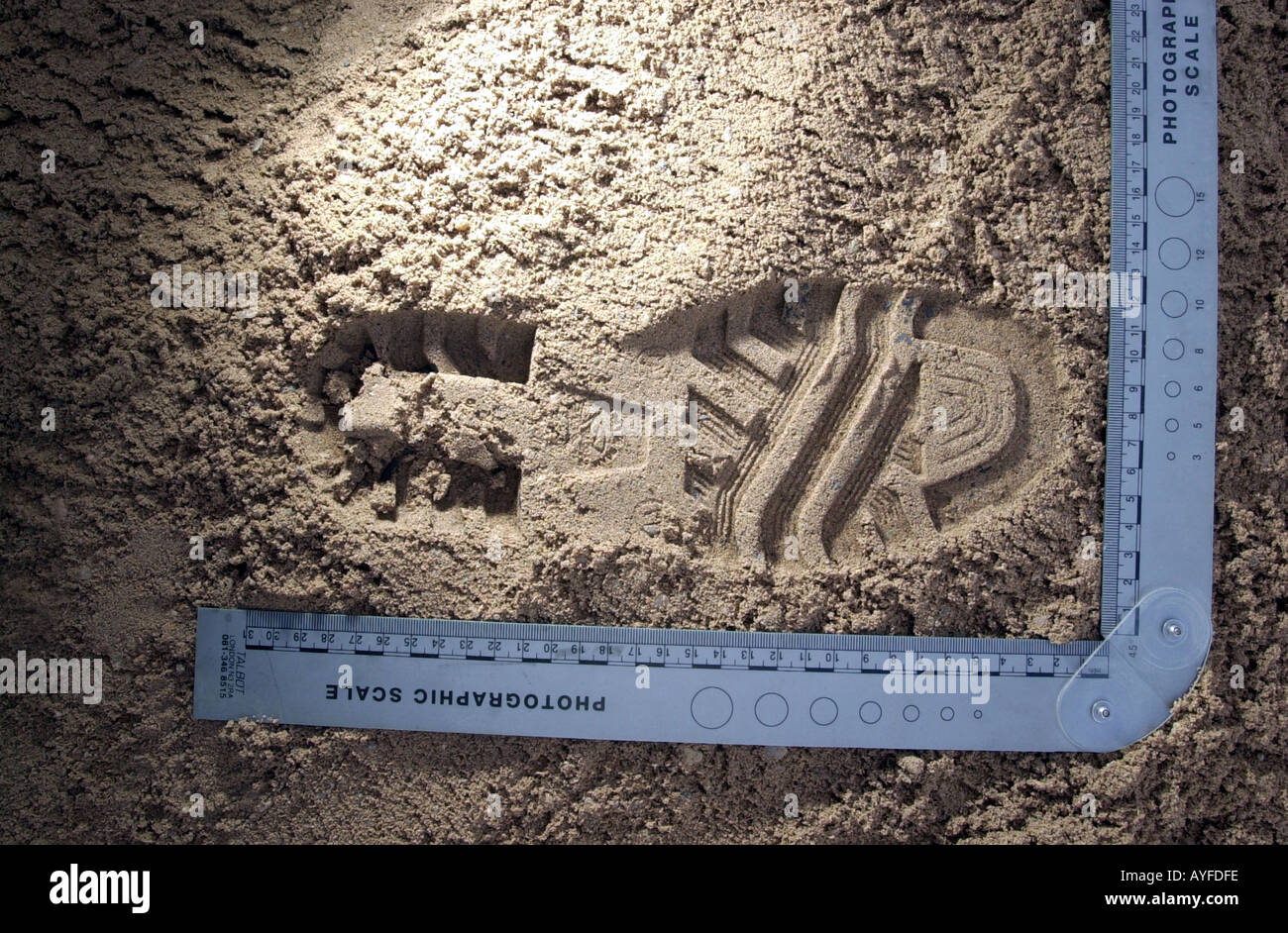 Crime scene ruler Banque de photographies et d’images à haute ...