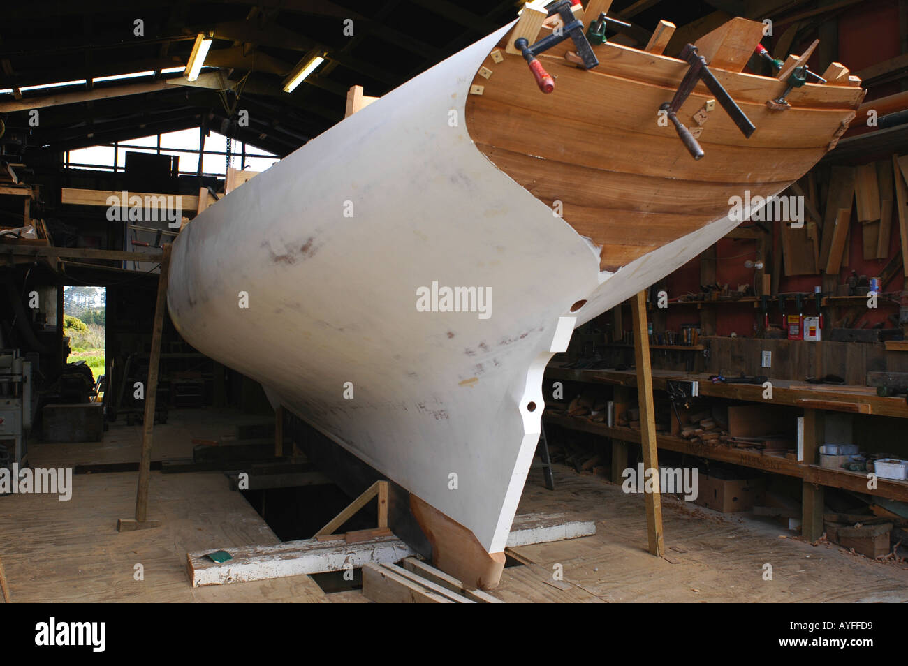 Timber construction hull Banque de photographies et d’images à haute ...