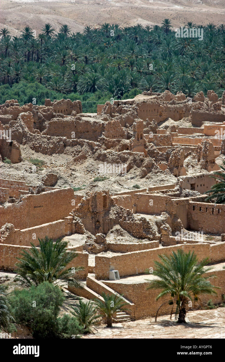 Tamerza oasis de montagne Banque de photographies et d’images à haute ...