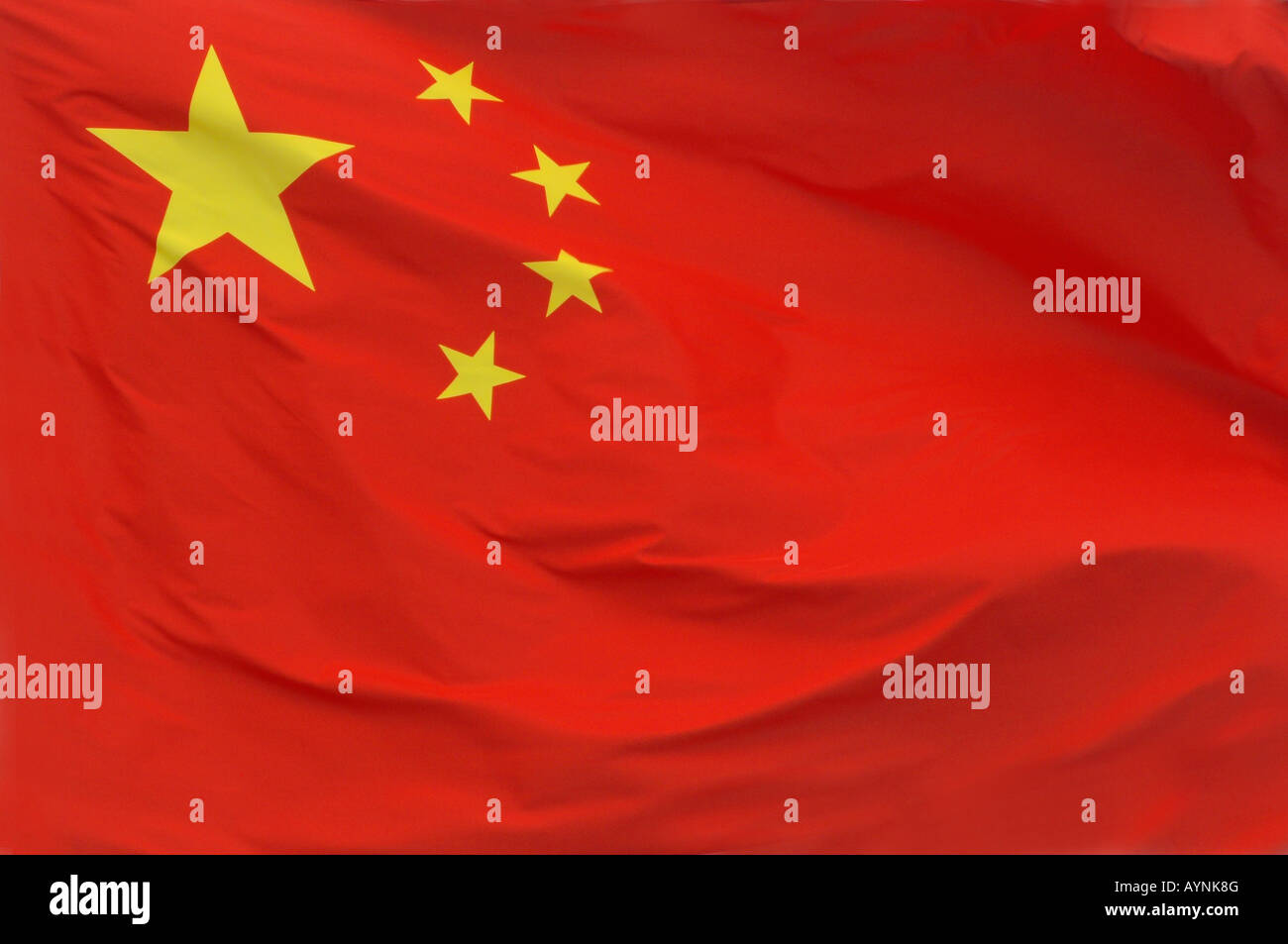 Drapeau national chinois Banque de photographies et d’images à haute ...