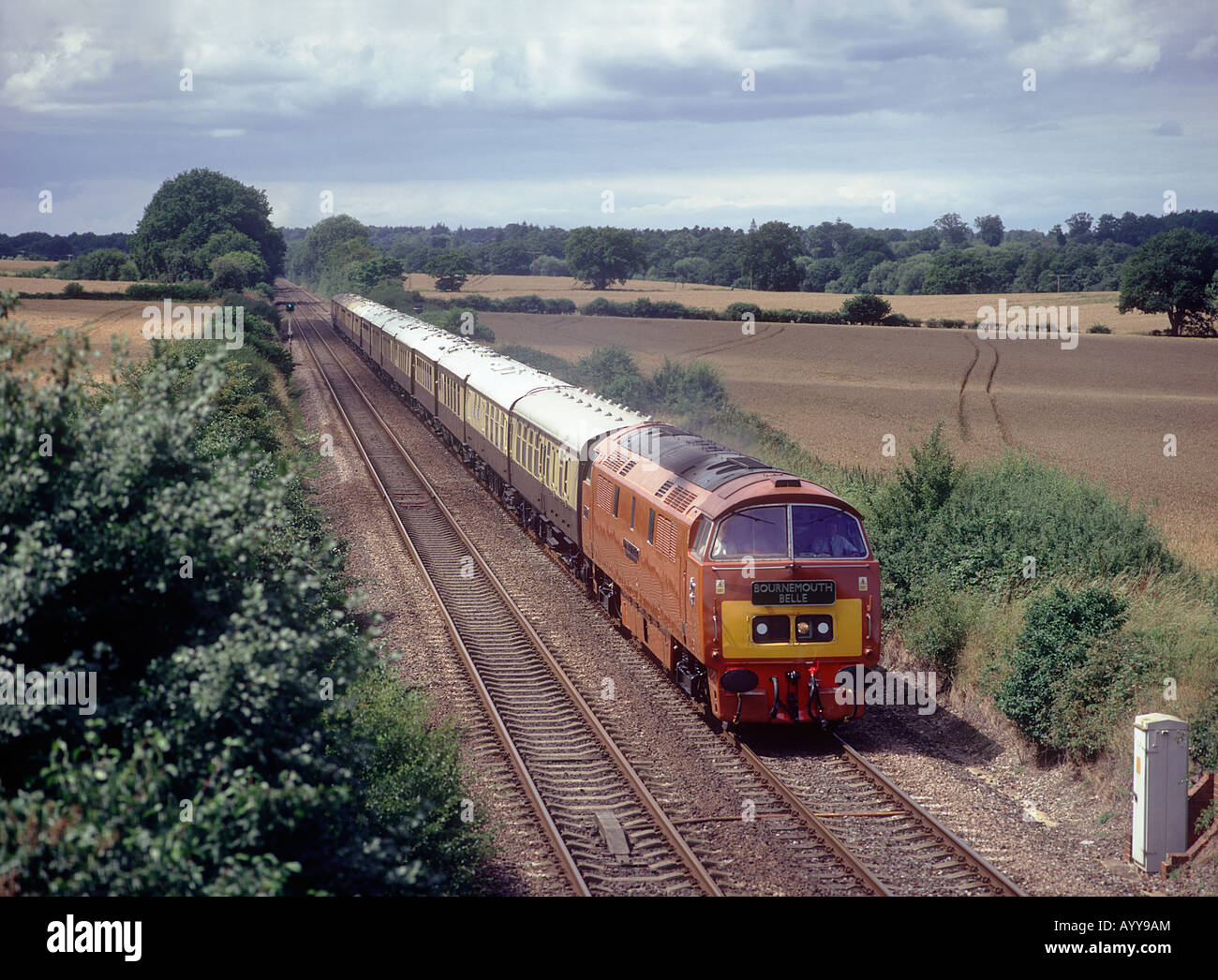 Locomotive diesel hydraulique western class Banque de photographies et d’images à haute ...