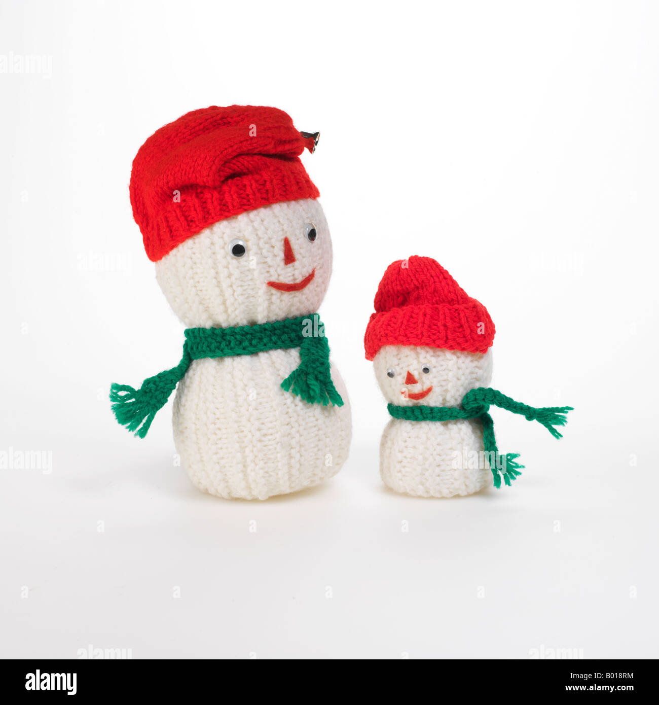 Ornements de bonhomme de neige ludiques Banque de photographies et d ...