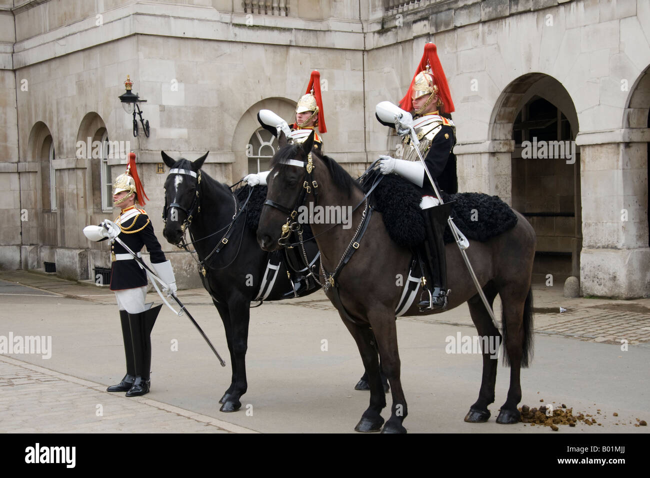 Cavalier de garde de chevaux Banque de photographies et d’images à ...