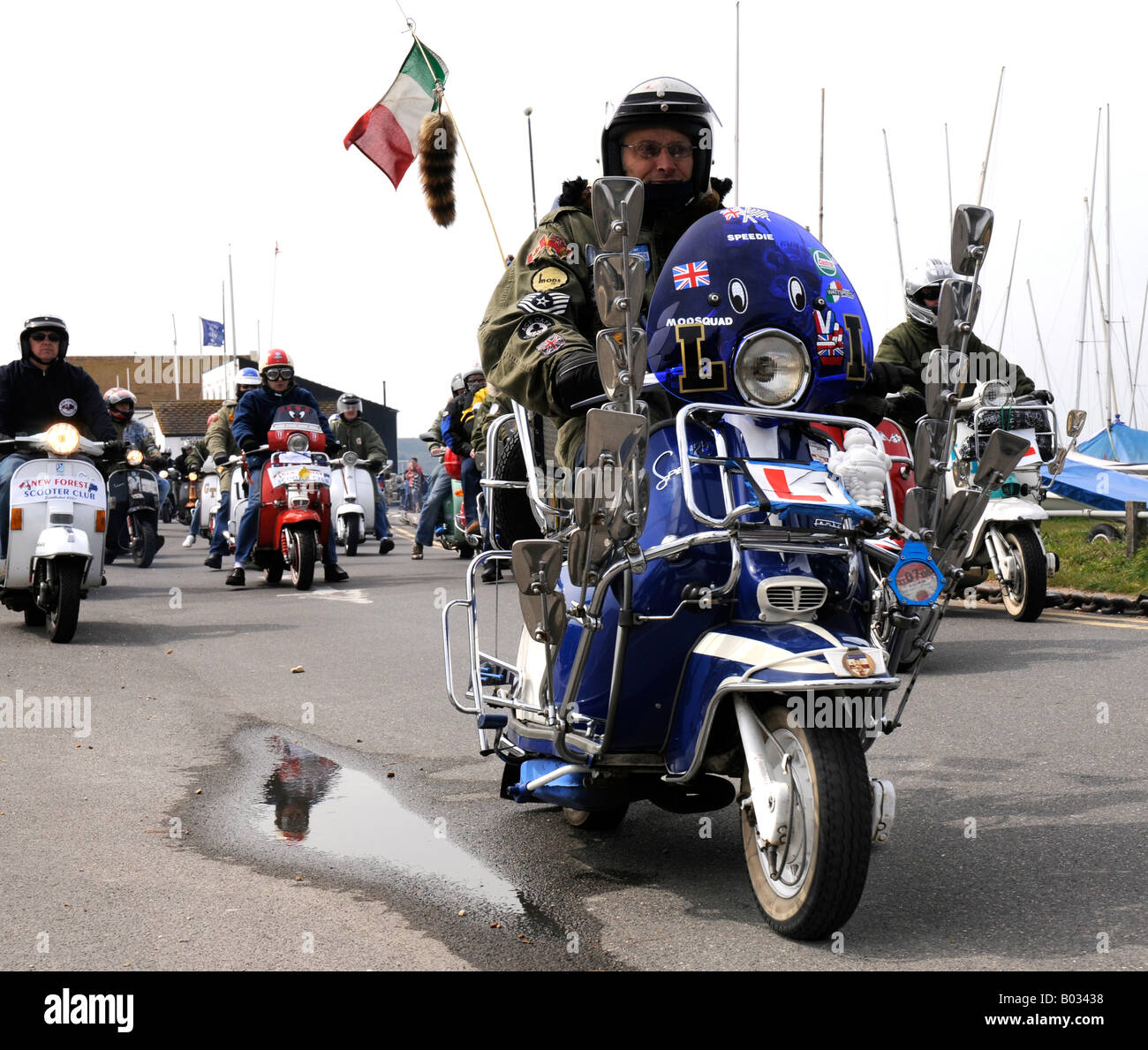 Mods scooter club Banque de photographies et d’images à haute ...