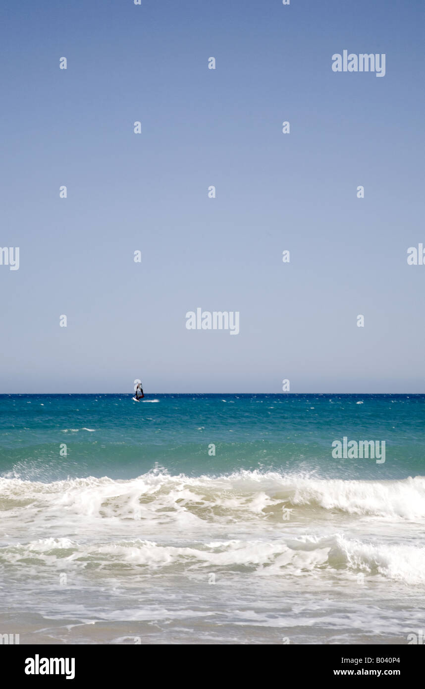 Abrégé d'une mer bleu azur et bleu ciel, Playa de Jandia Sotavento ...