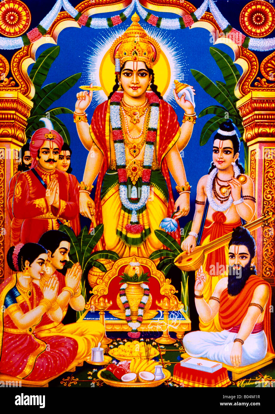 Deity vishnu Banque de photographies et d’images à haute résolution - Alamy