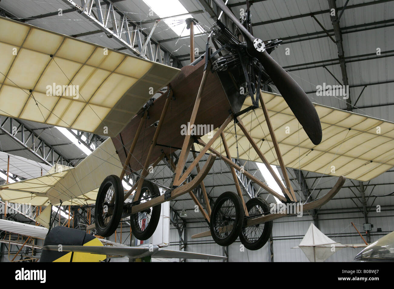 WW1 avion monoplan de CHASSE ELVINGTON MUSEUM Photo Stock - Alamy