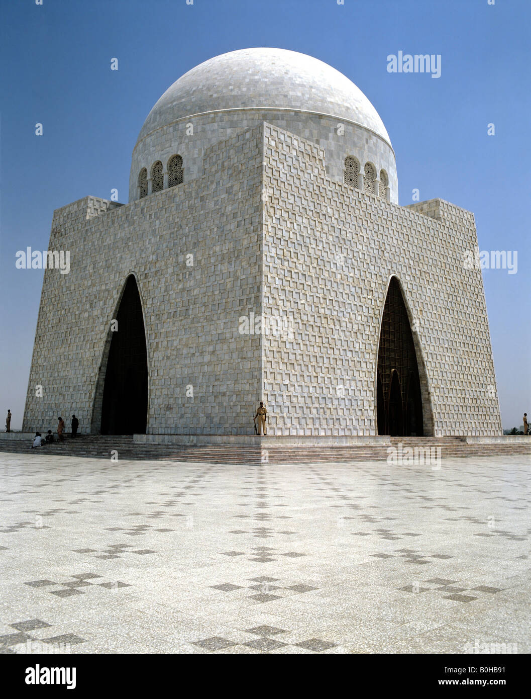 Mazar-e-Quaid ou Mausolée national, mausolée de Muhammad Ali Jinnah ...