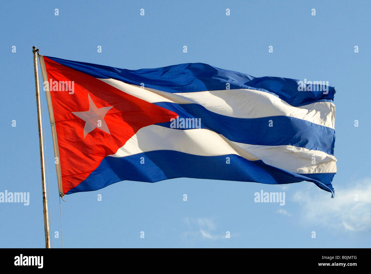 Drapeau de cuba Banque de photographies et d’images à haute résolution ...