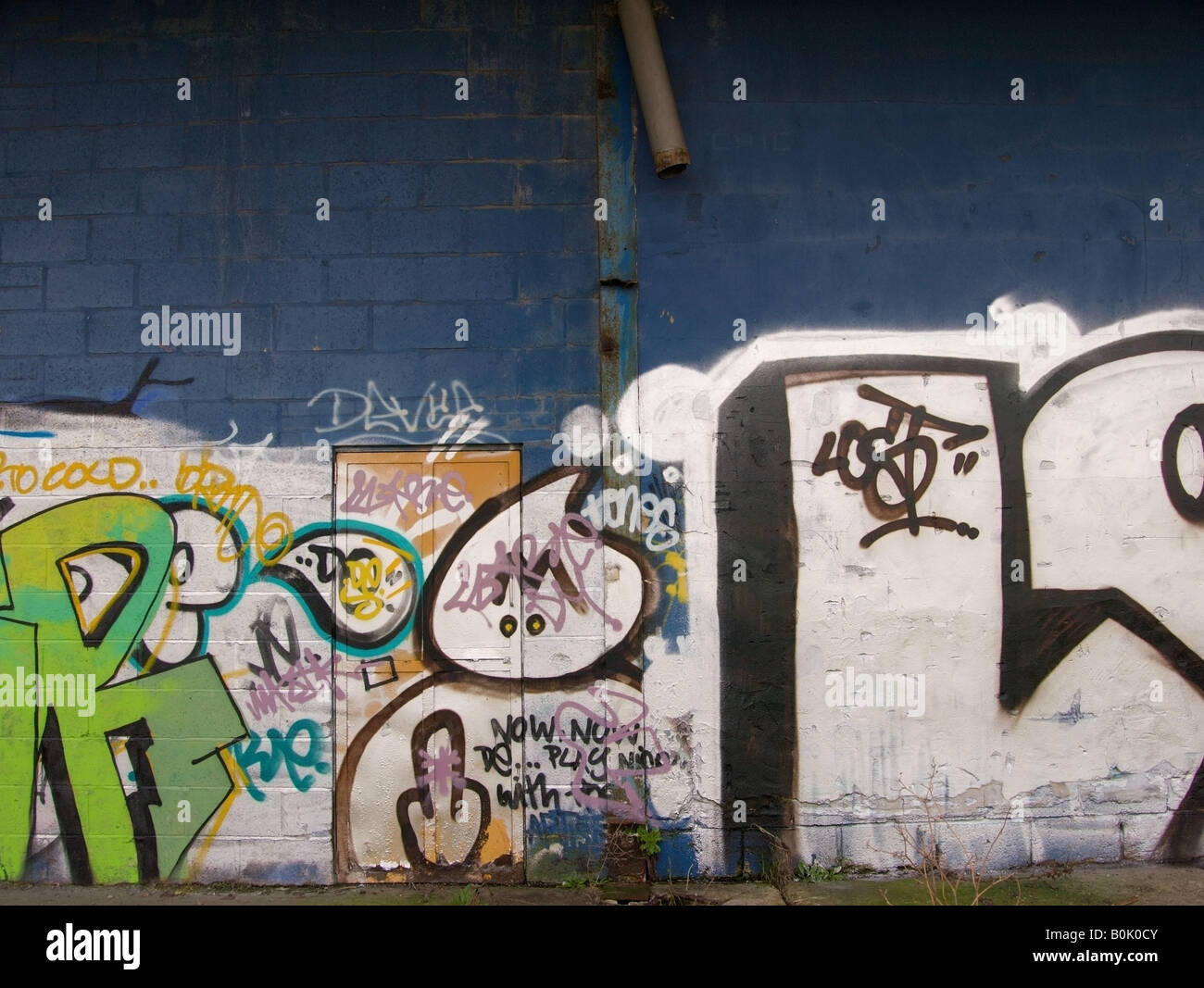 Graffiti wall tag tagging Banque de photographies et d’images à haute ...
