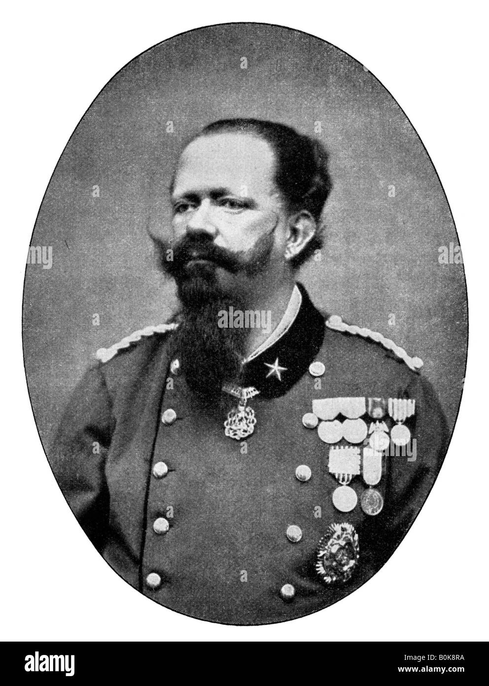 King victor emmanuel ii of piedmont sardinia Banque d'images noir et ...