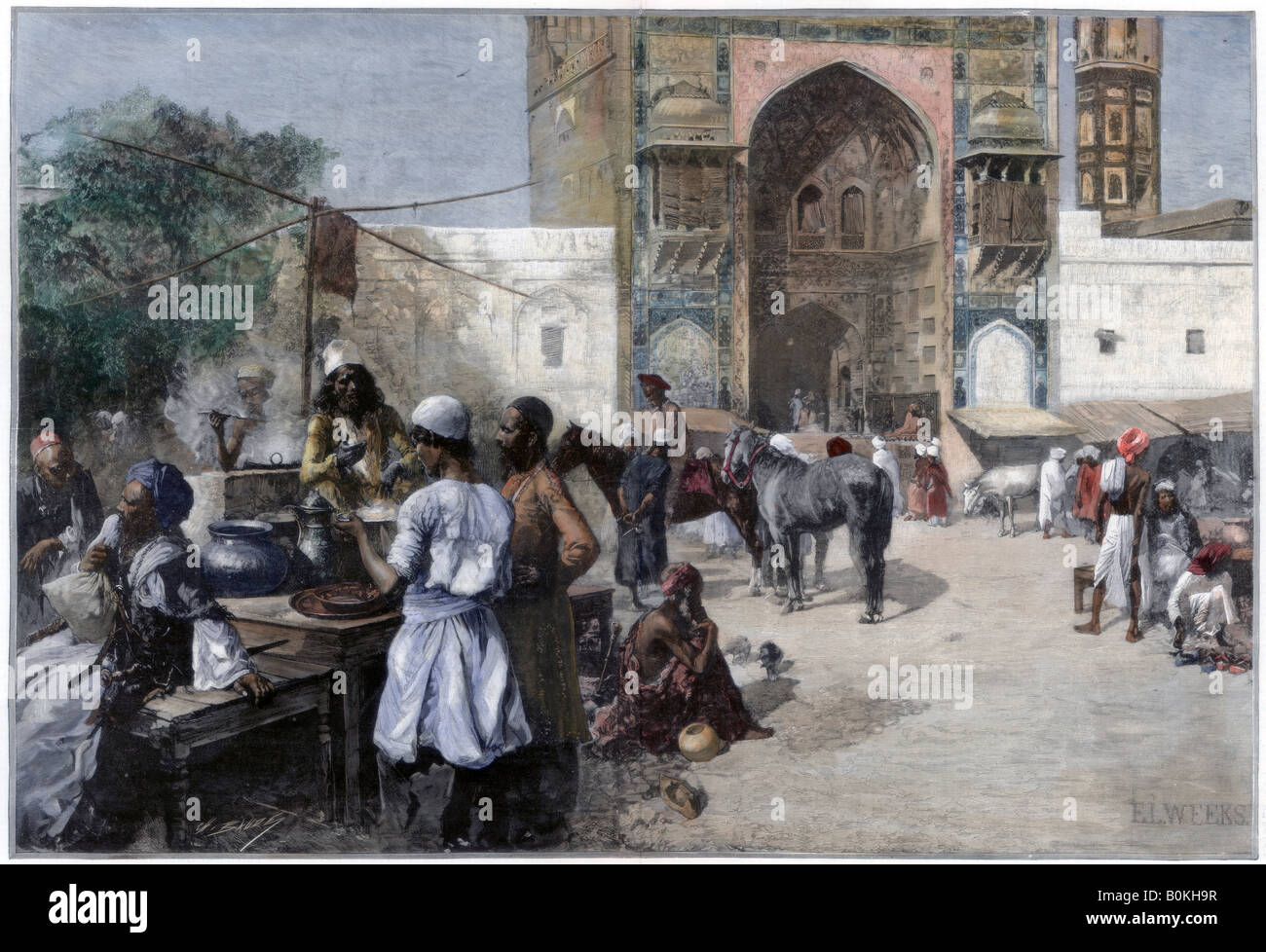 Edwin lord weeks lahore Banque de photographies et d’images à haute ...