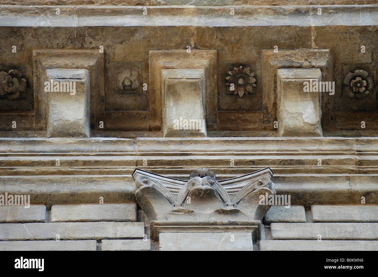 Leon Battista Alberti architecture palais Rucellai Photo Stock - Alamy