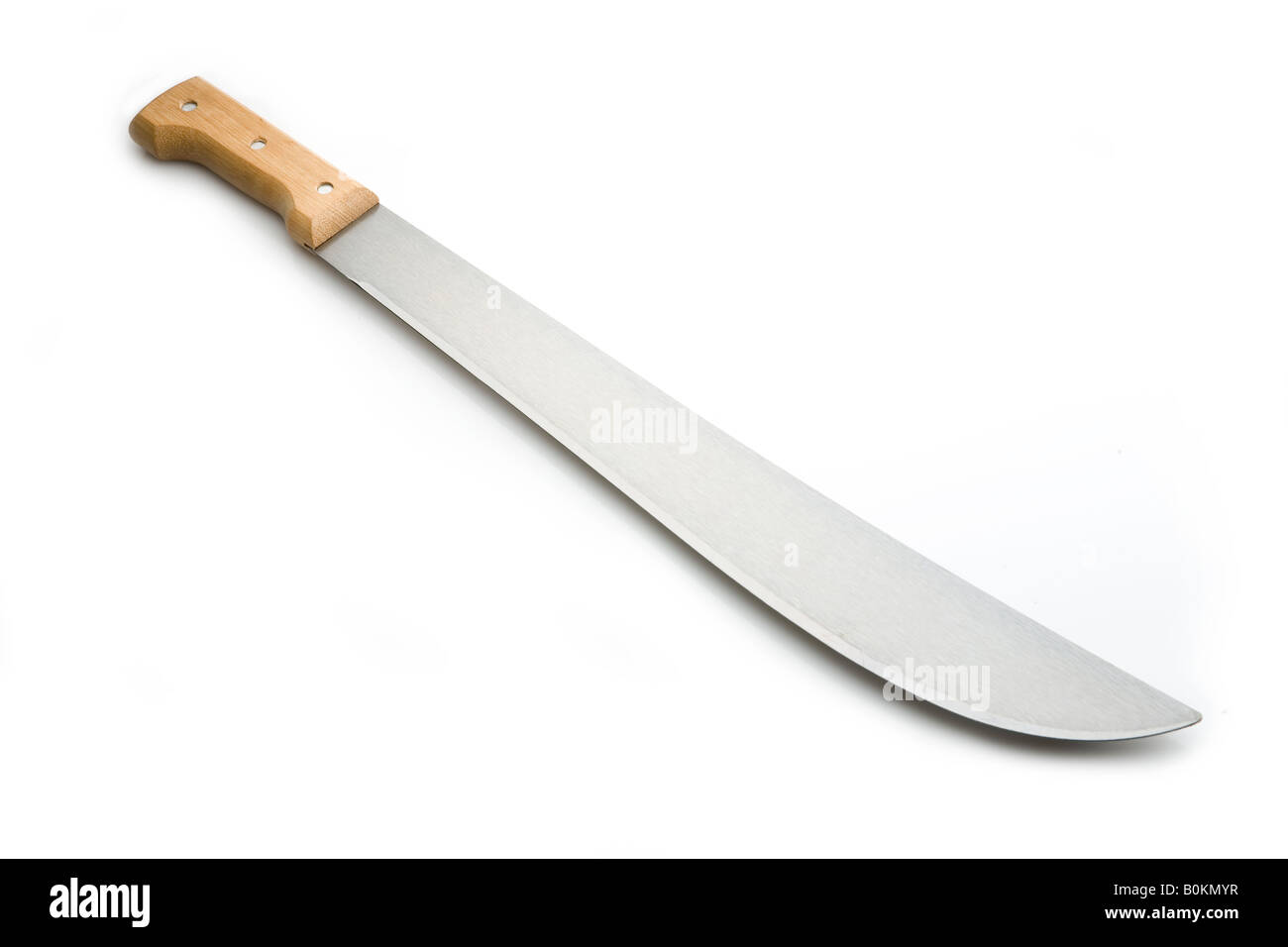 Machette sur fond blanc Photo Stock - Alamy