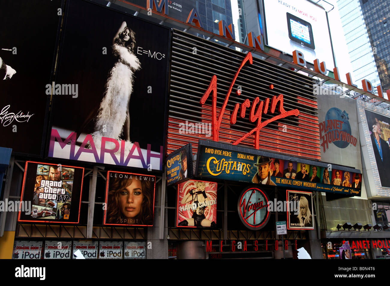 Virgin megastore in times square Banque de photographies et d’images à ...