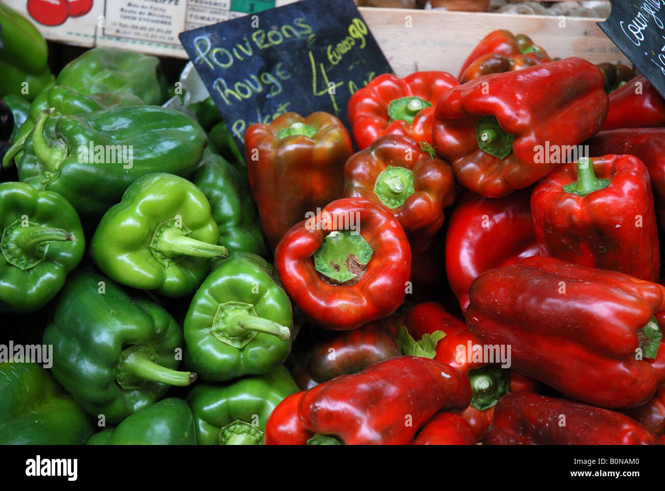 Poivrons verts france Banque de photographies et d’images à haute ...